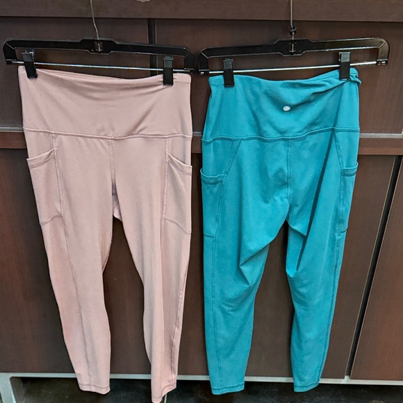 Yogalicious | Pants & Jumpsuits | Yogalicious Taupe Leggings Set Of 2 ...